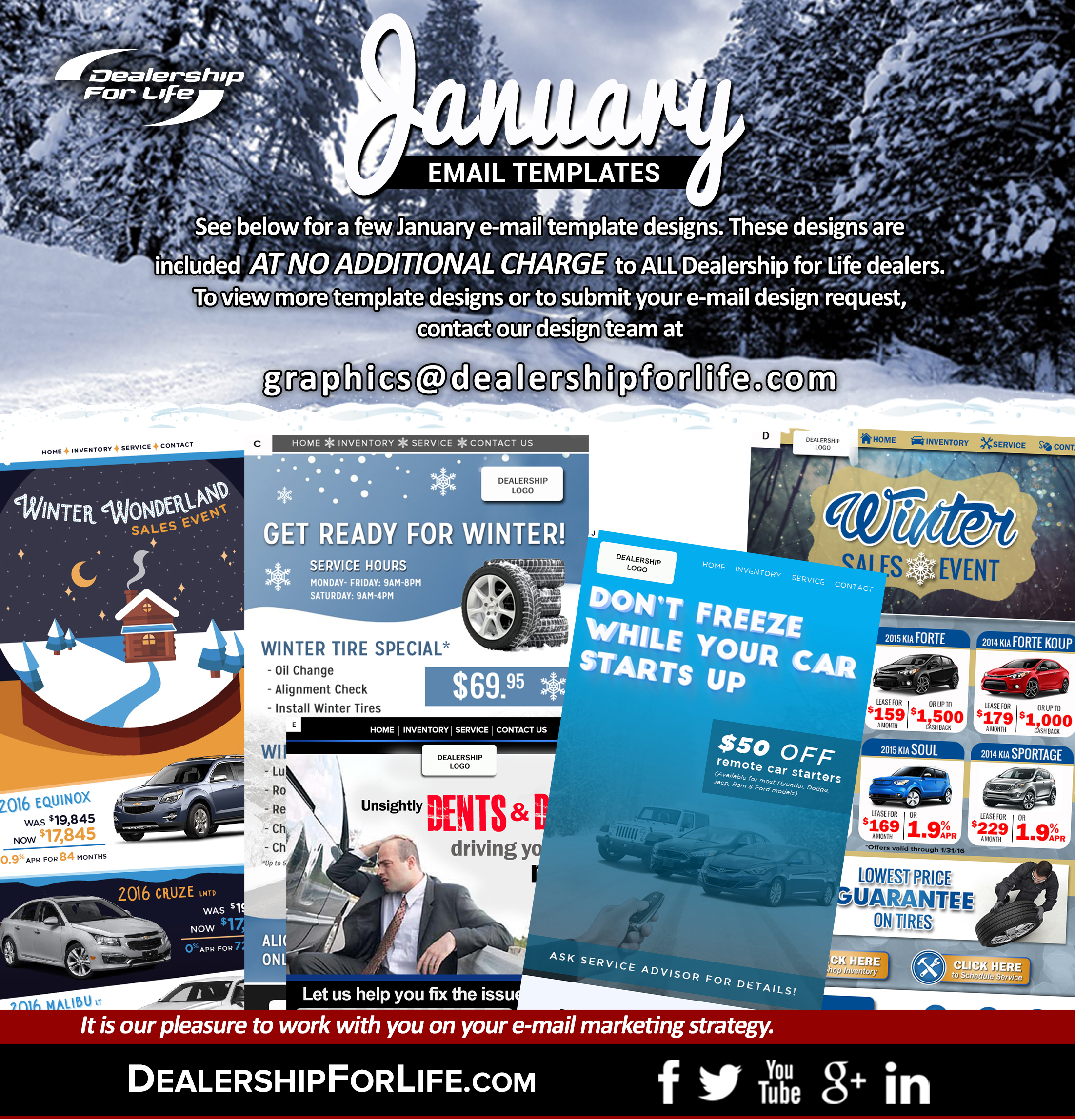 January Email Templates are Here! | Dealership for Life